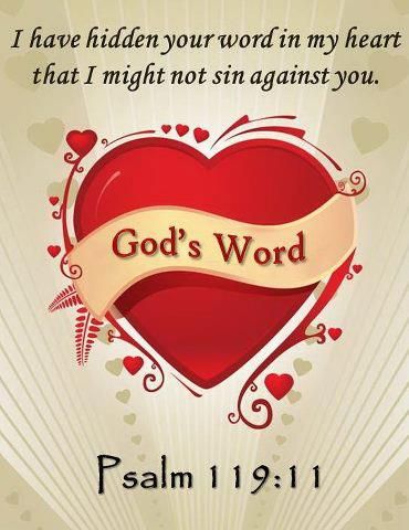 psalm 119 v11 hidden God’s word in your heart – The Pure Gospel and ...