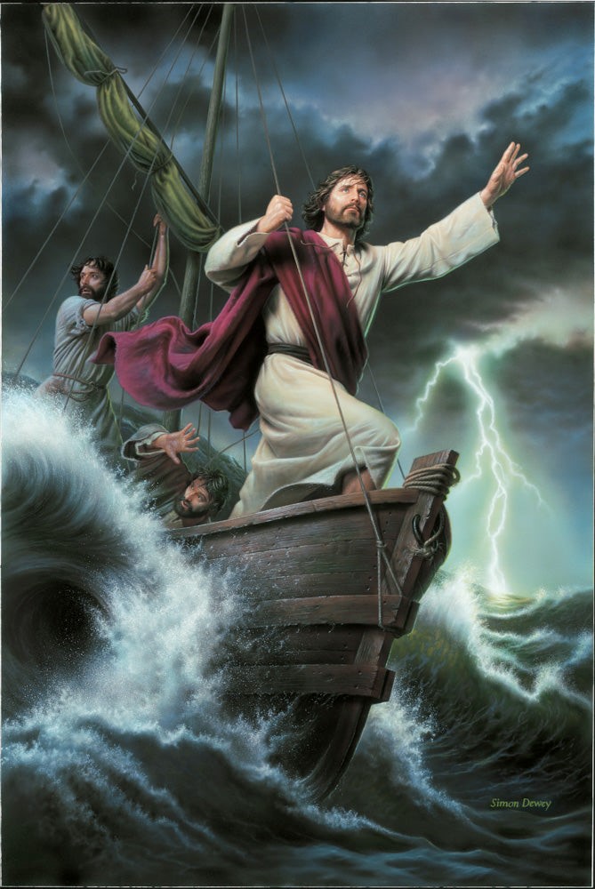 Jesus calms the storm 2 – The Pure Gospel and Revival website